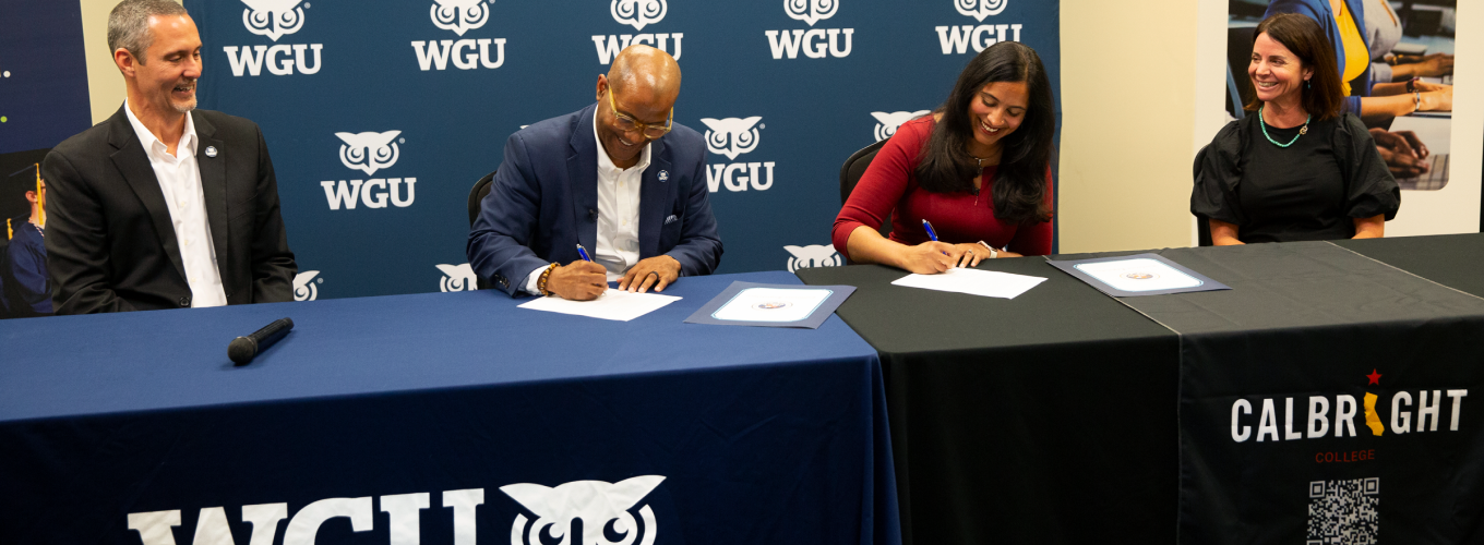 Calbright and Western Governors University Partnership Expands ...